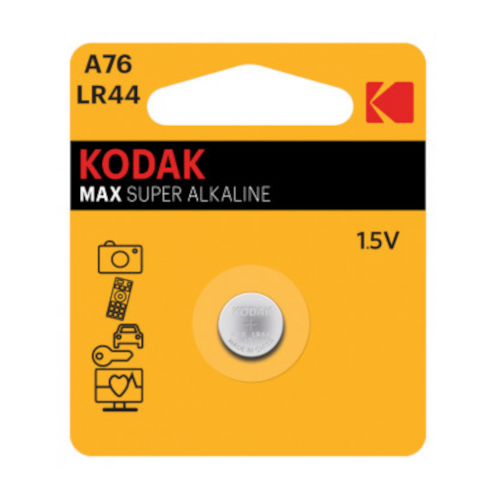 Kodak Pilas LR44 Max Lithium A76- RAILLO.ES