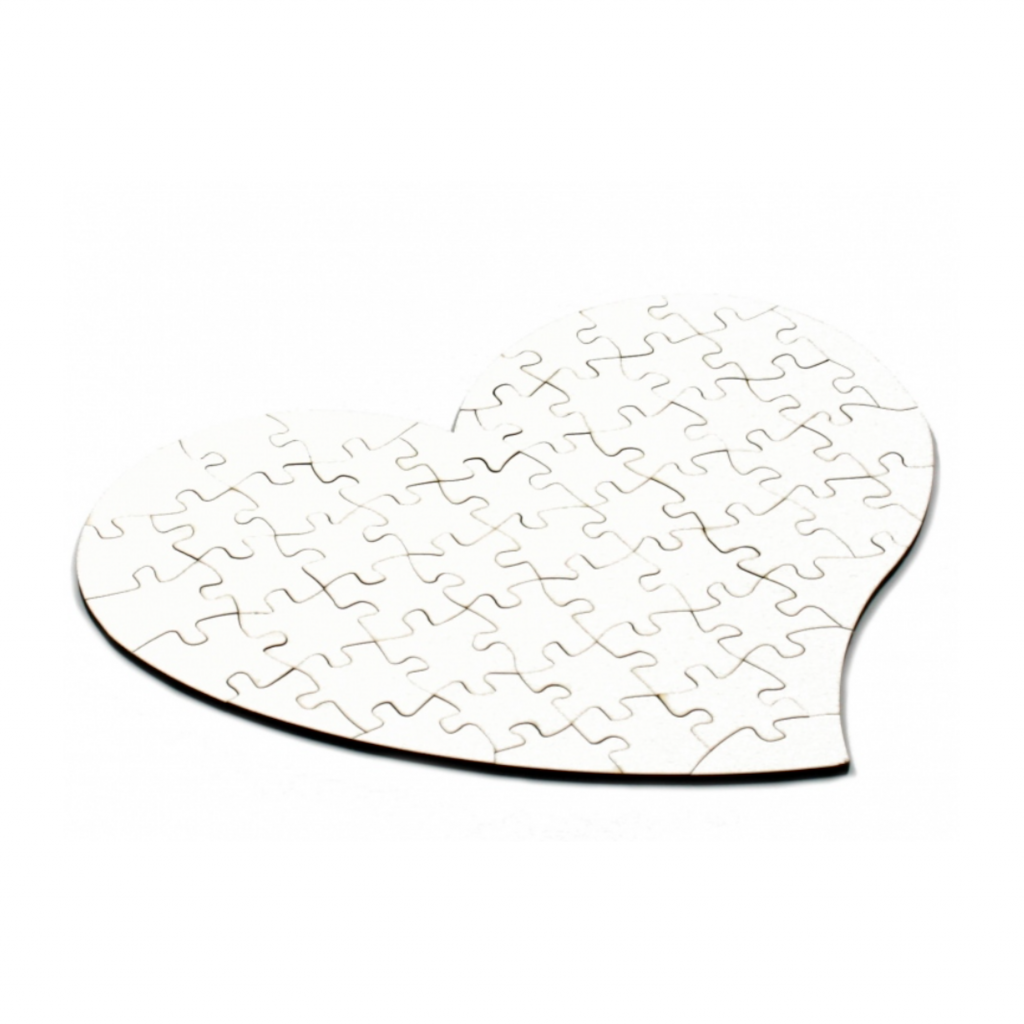 Puzzle de Madera con Forma de Corazón 55 piezas - RAILLO.ES